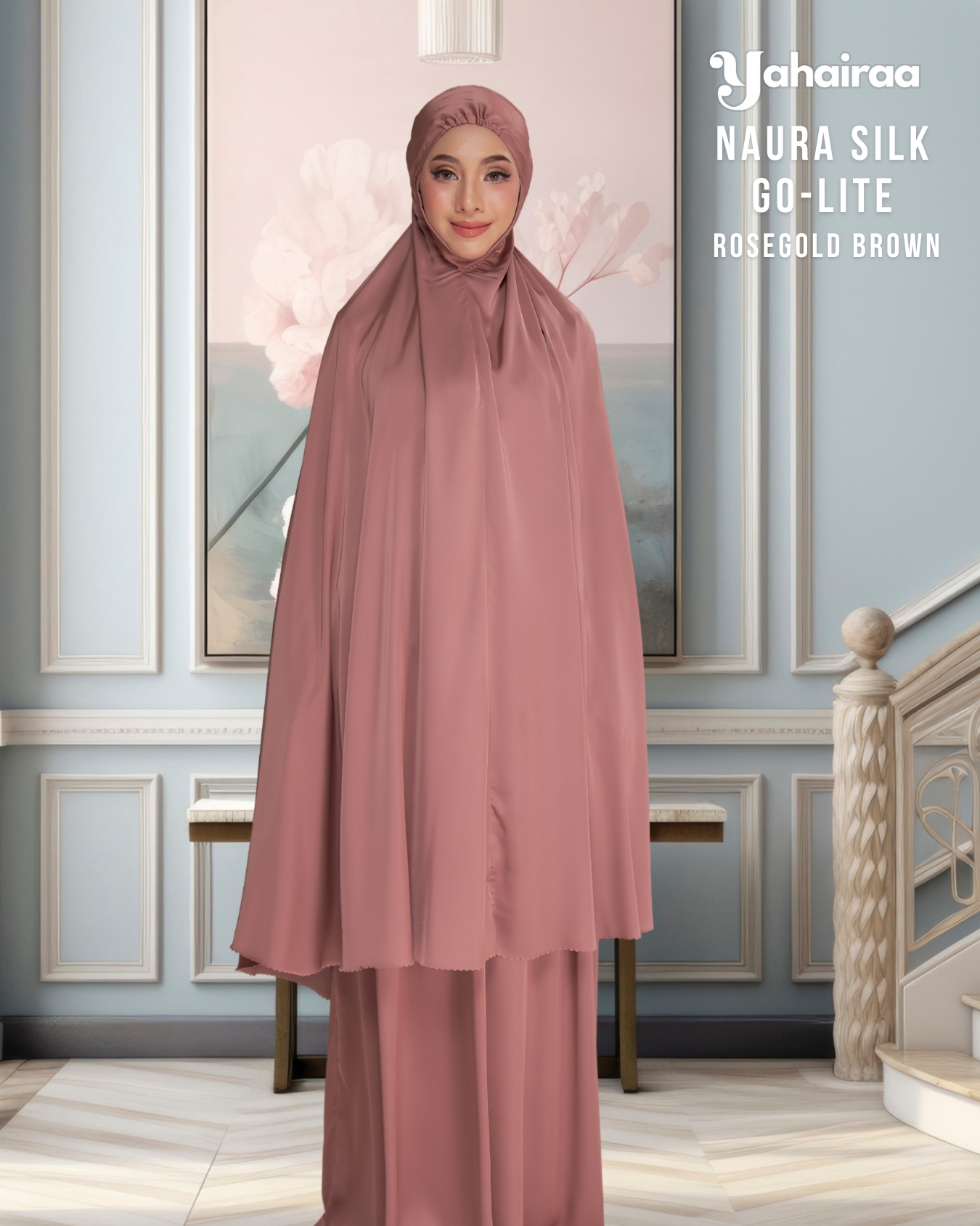 Naura Silk Go-Lite Series | Rose Gold Brown