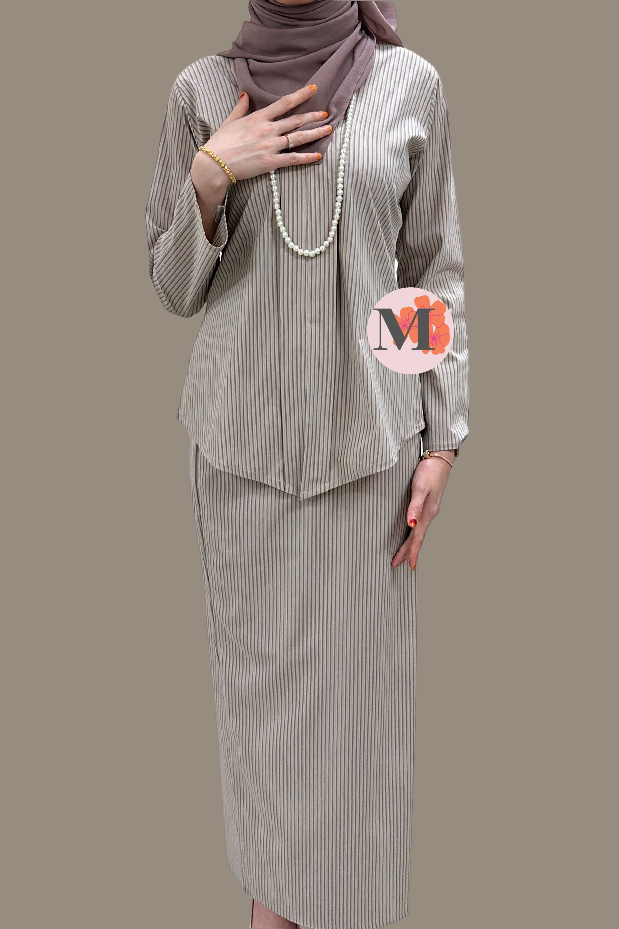 LUNA MINI KEBAYA COTTON LATTE