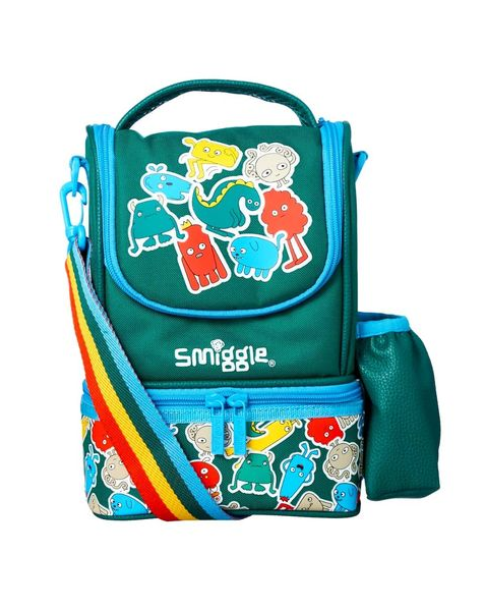 Smiggle Green Go Junior Strap Lunchbox