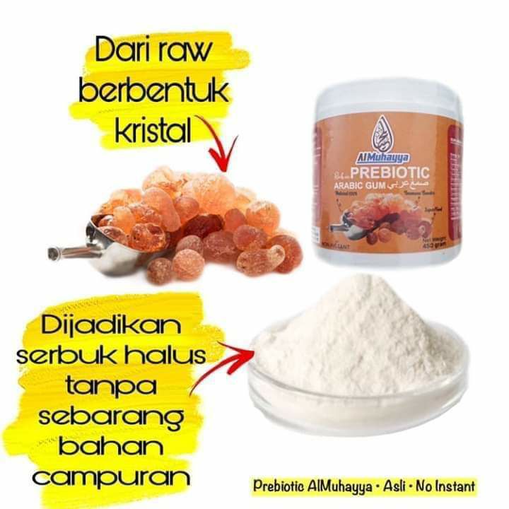 AL MANNA (ARABIC GUM)PREBIOTICS - AL MUHAYYA - 400 GRAMS