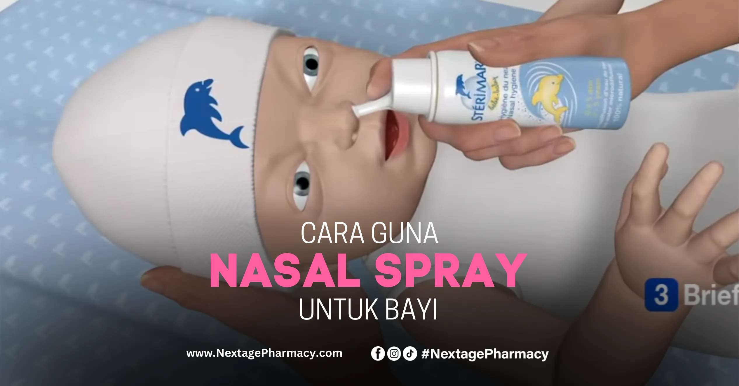 Cara guna NASAL SPRAY yang betul