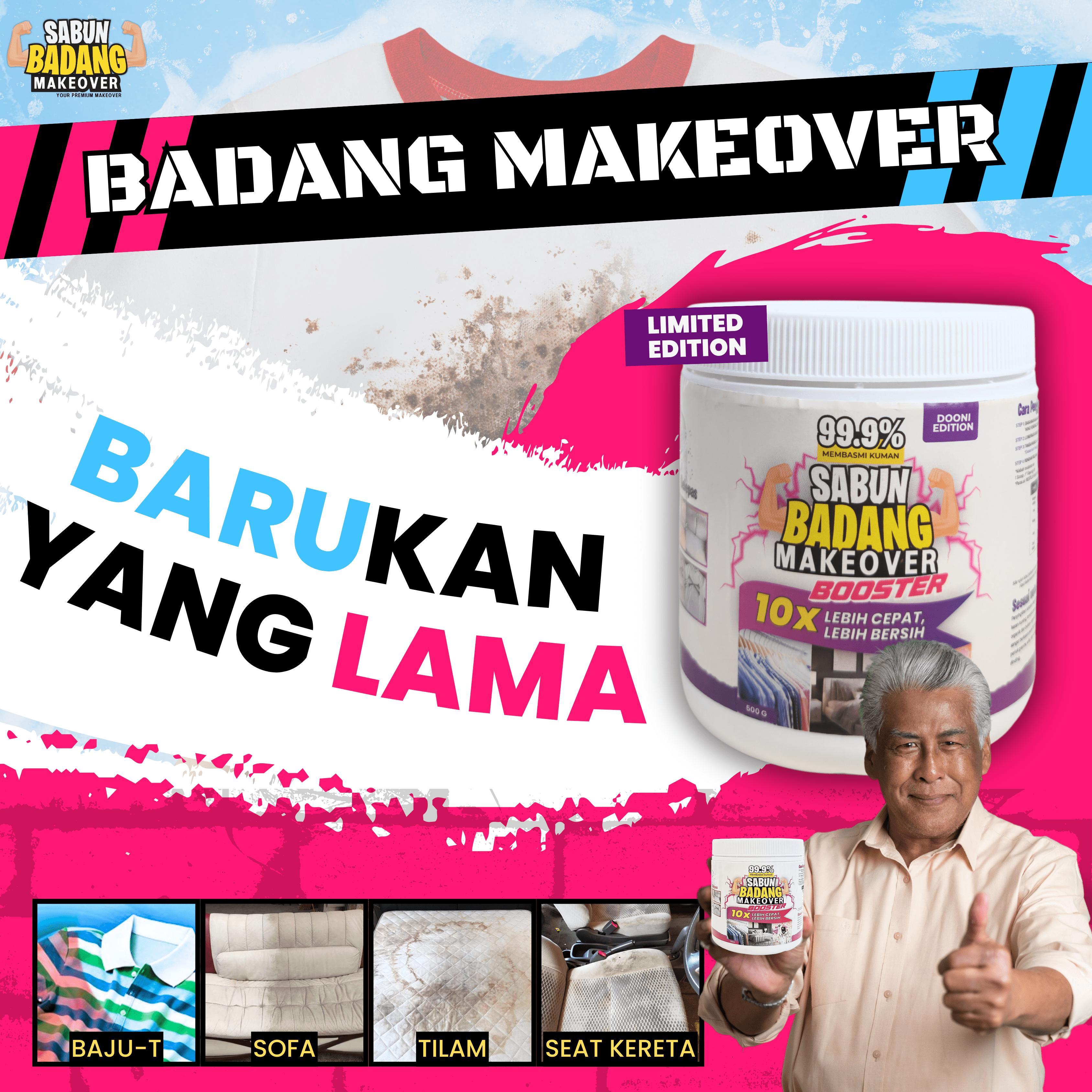 Sabun Badang Makeover Dooni Fabric Kerak Kuali Kuning