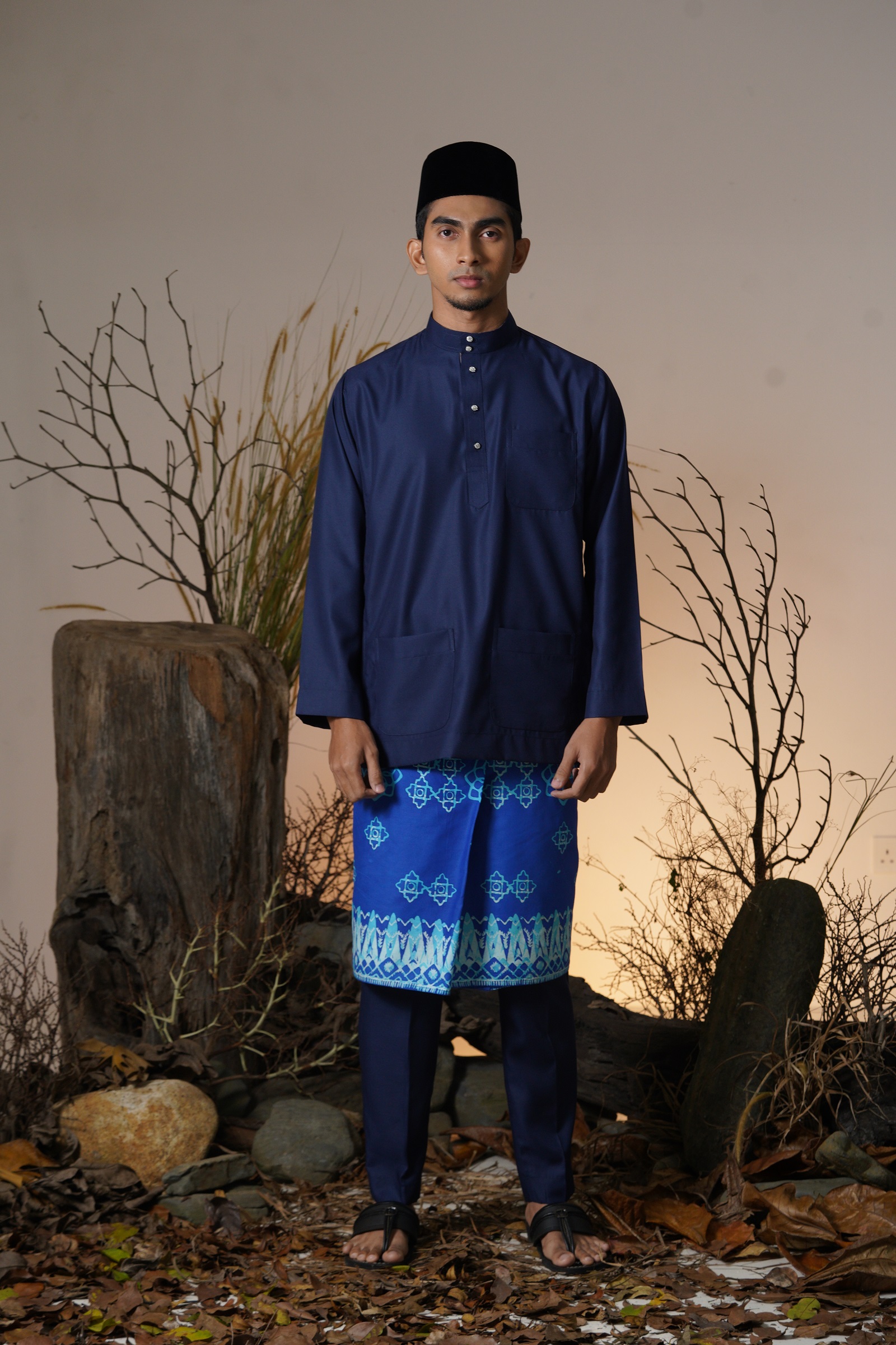 BAJU MELAYU CEKAK MUSANG 2.0 DARK BLUE (NEW 2026)