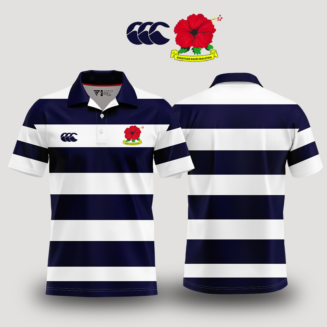 JERSEY RUGBY SUKOM 1998 COLLAR DESIGN A
