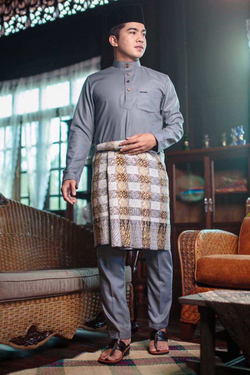 (SALE) SHAKEEL GREY STEEL