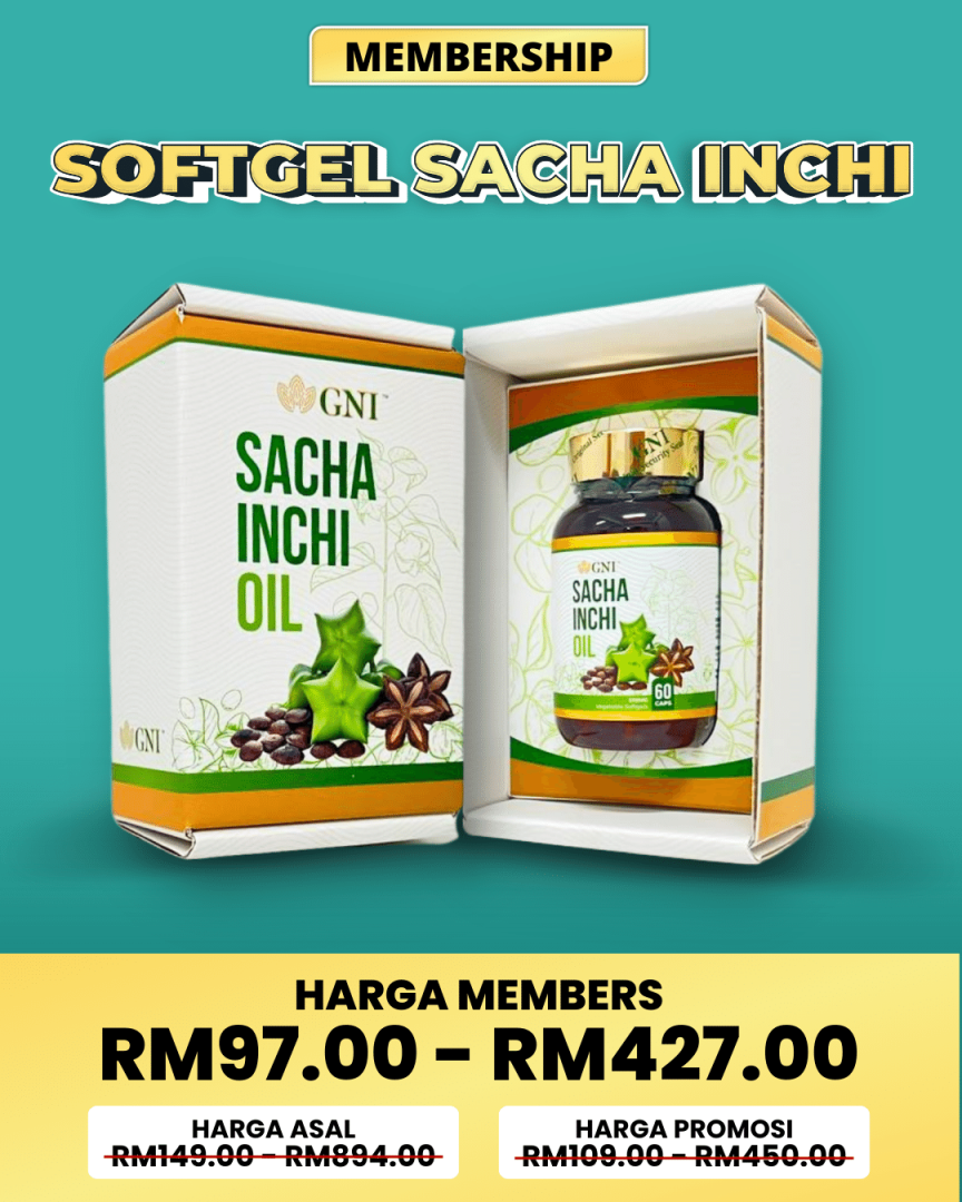 GNI Sacha Inchi Oil Softgel (MEMBERS EXCLUSIVE)