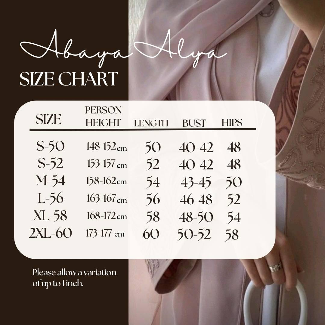 Basic Crochet Abaya- PREORDER