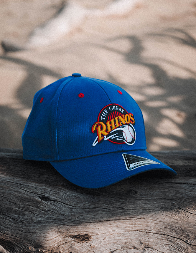 RHINOS BLUE BASEBALL CAP