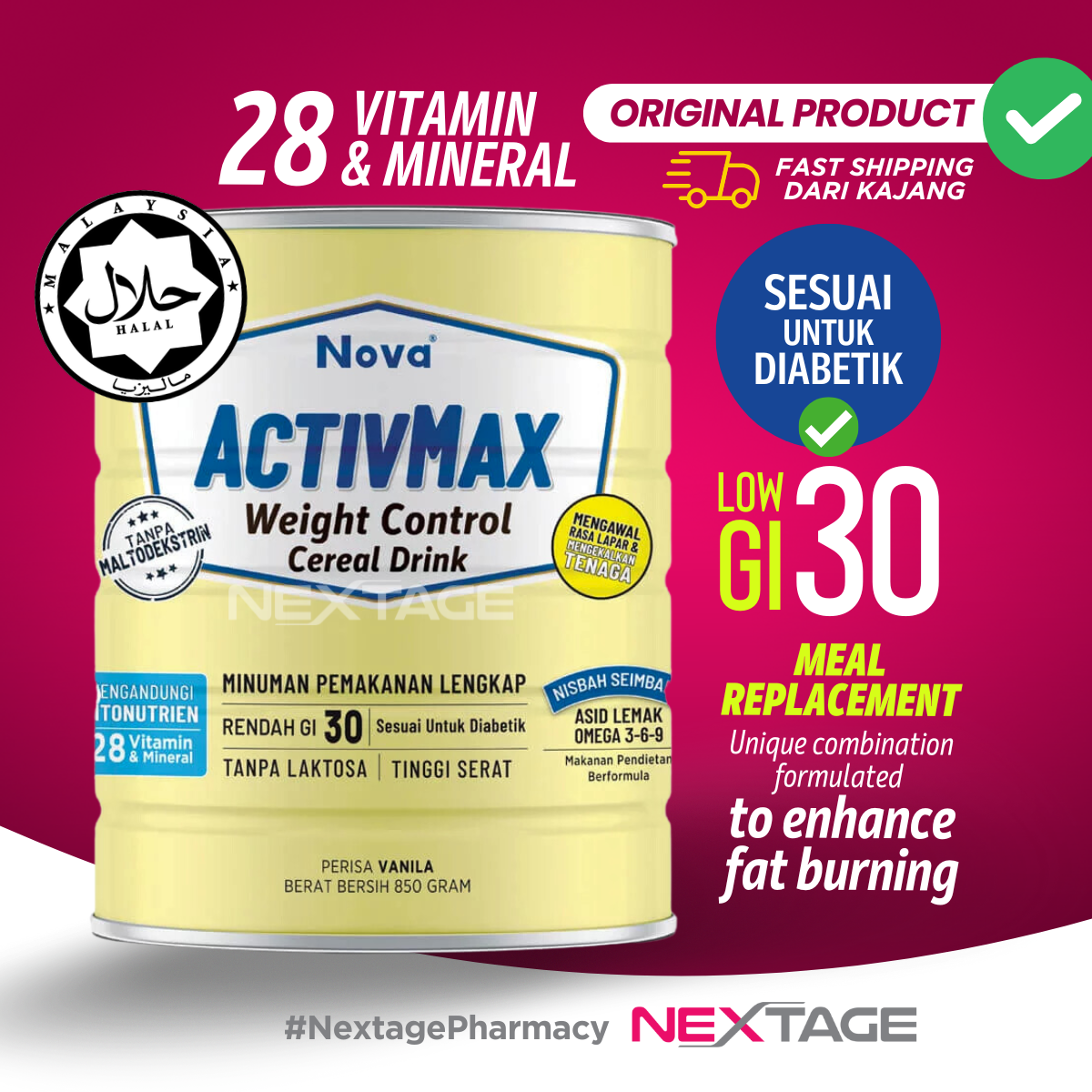Meal Replacement ActivMax Weight Control - Nextage