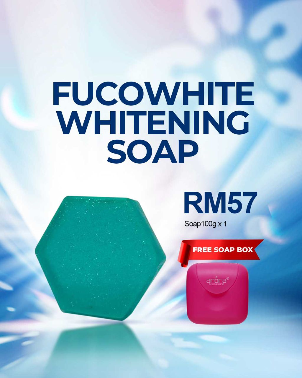 [Arora Skincare] New Look Fuco Whitening Soap