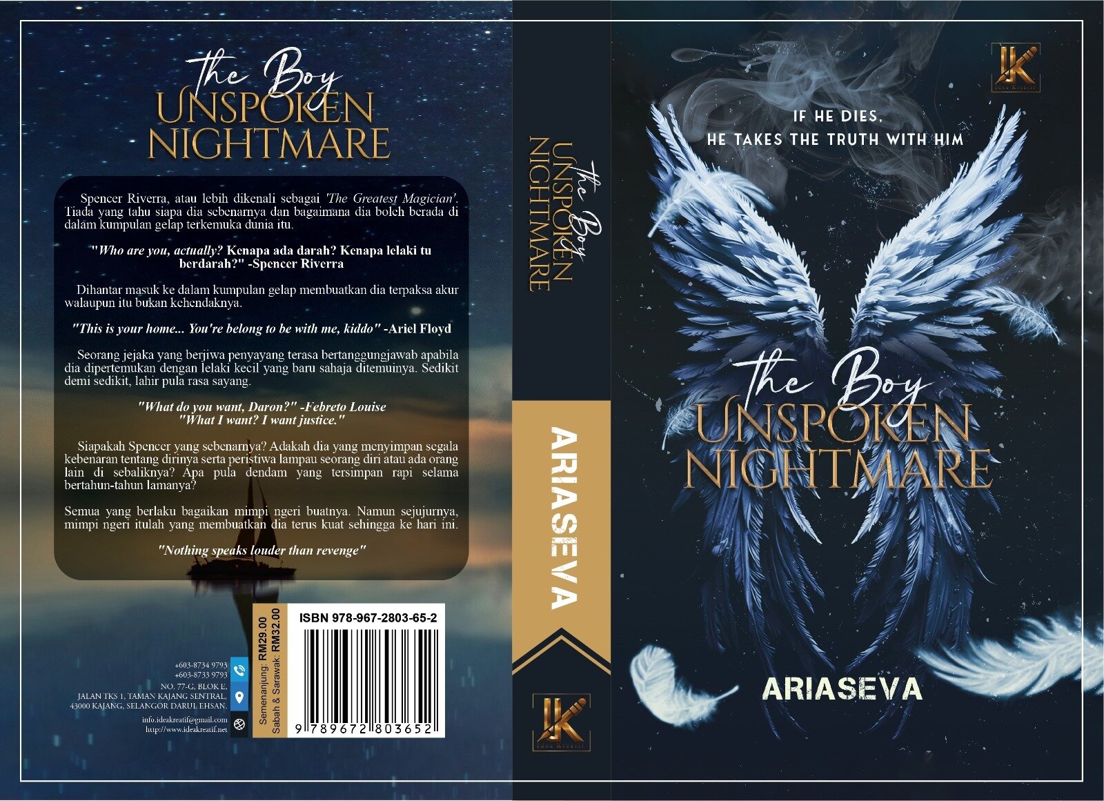 THE BOY: UNSPOKEN NIGHTMARE - ARIASEVA [IDEA KREATIF PUBLICATION]