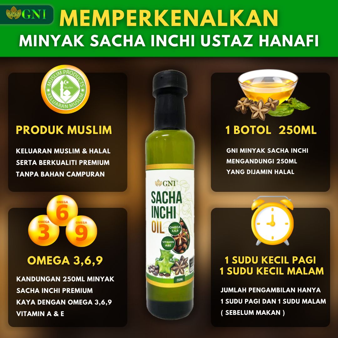 Sacha Inchi Oil GNI 250ML